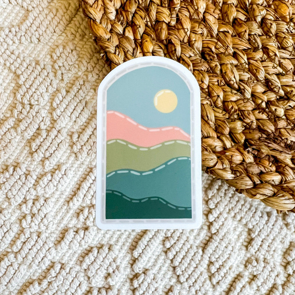 Mountain Window Sticker | That's SO Art