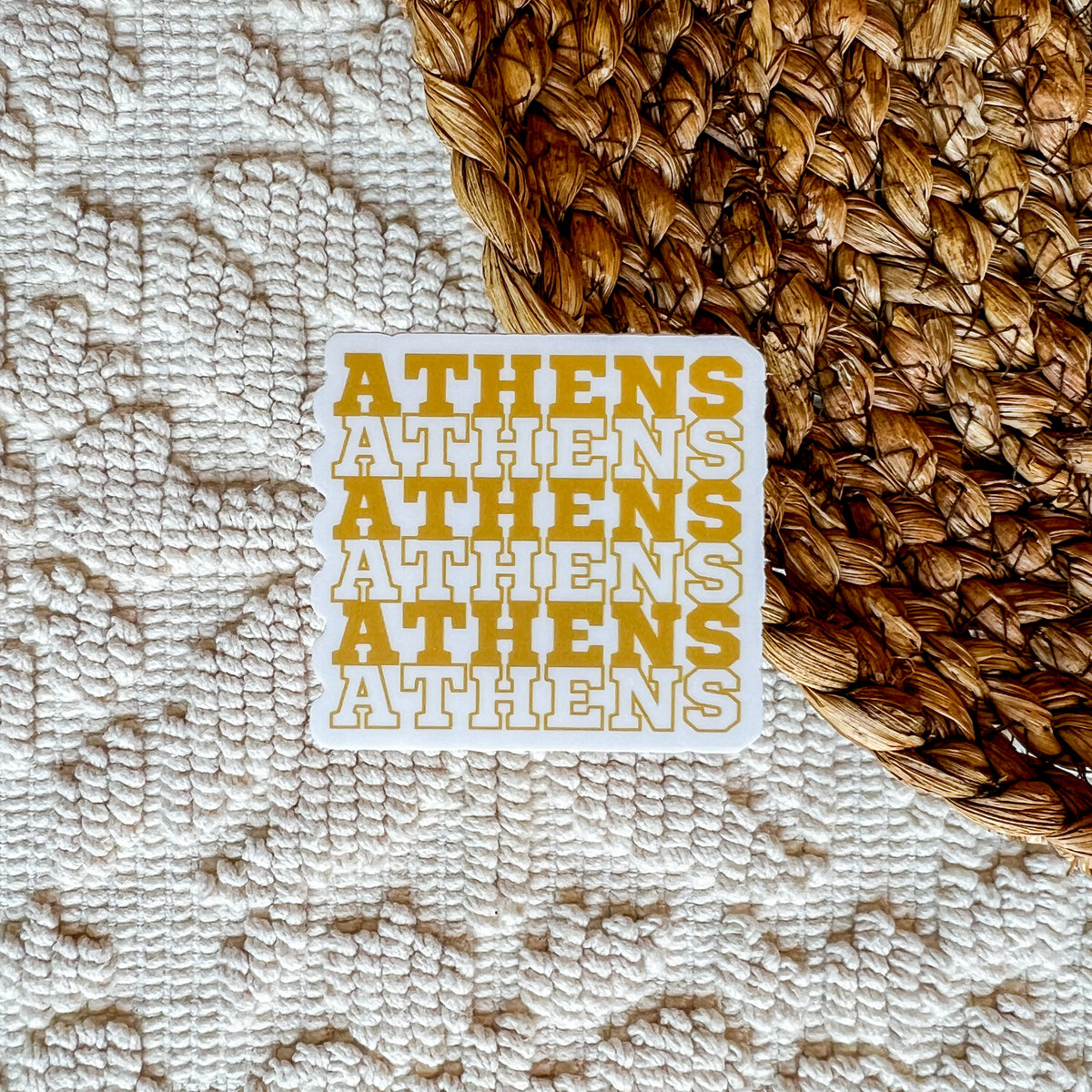 Stacked Athens Sticker | That's SO Art